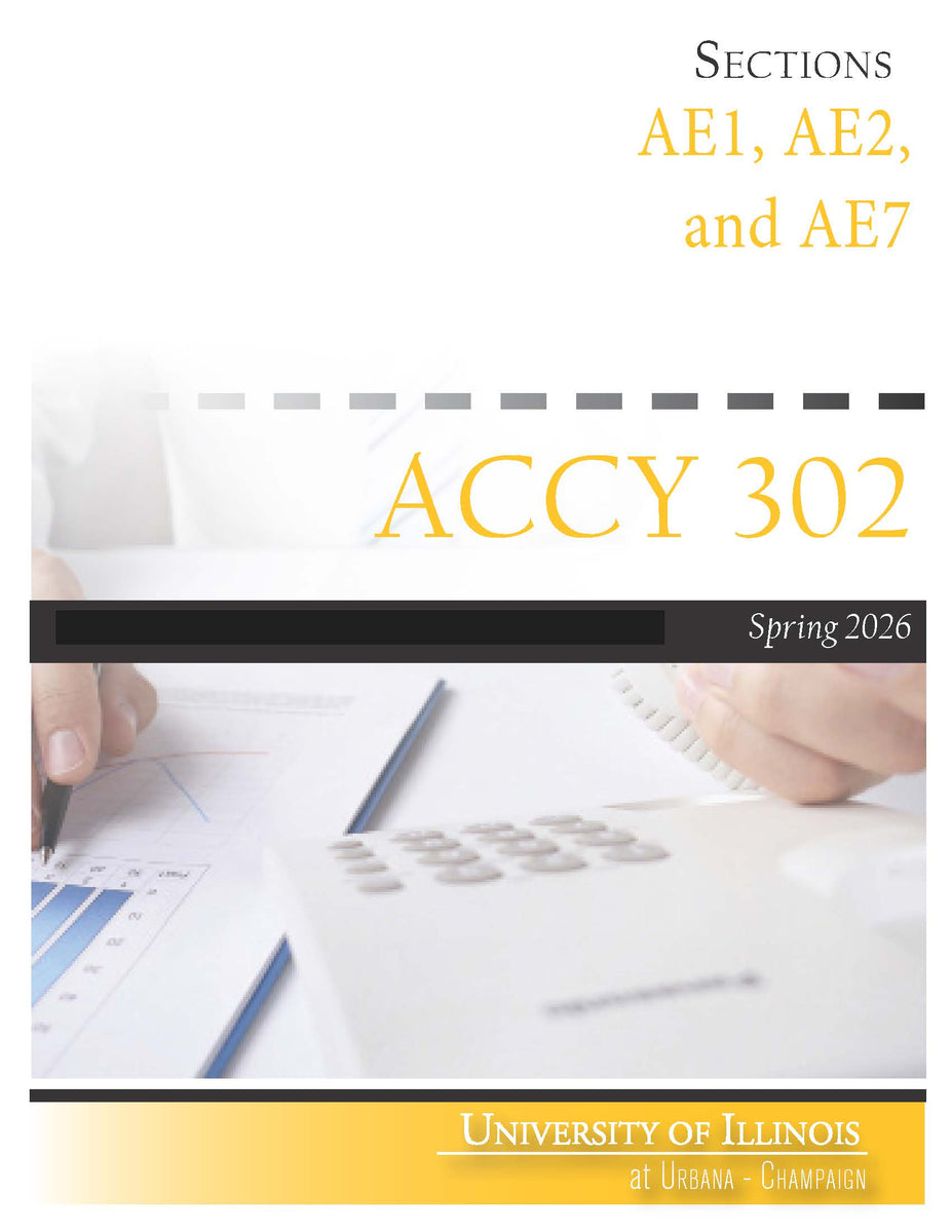 ACCY 302 - AE1, AE2, and AE7 (Sani) - SP26 – LAD Bookstore